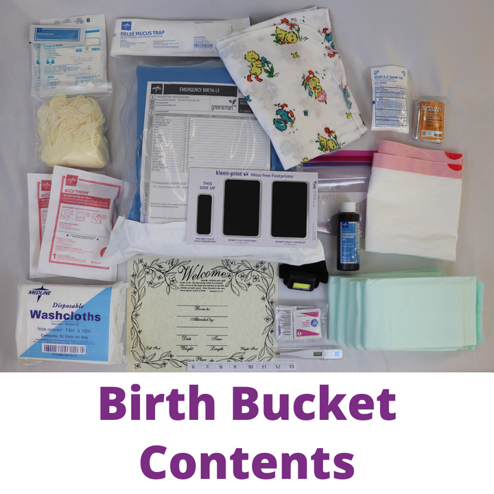 Birth or Postpartum Bucket (Separate Buckets) (Can not ship to P.O. Bo